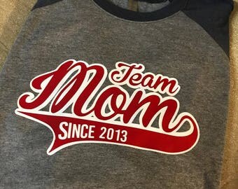 Team mom shirt | Etsy