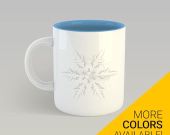 Snowflake mug | Etsy