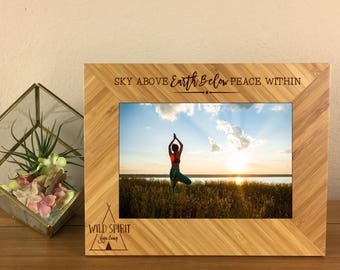 Yoga picture frame | Etsy