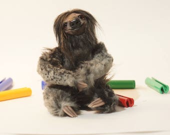 Miniature sloth | Etsy