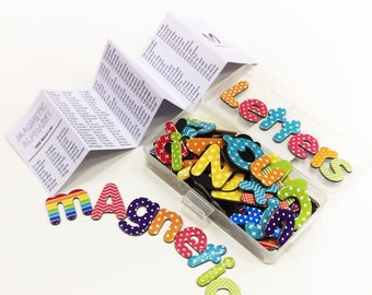 Magnetic letters | Etsy