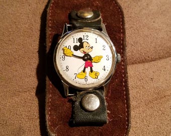 Mickey mouse watch | Etsy