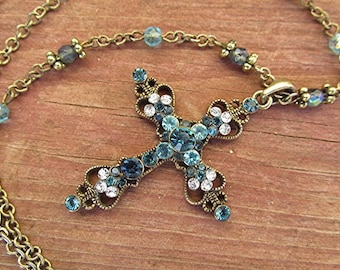 Avon cross necklace | Etsy