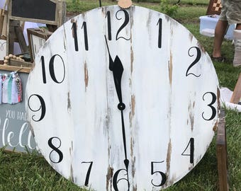 Farmhouse clock | Etsy