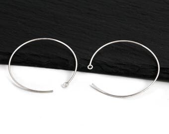 Open circle earrings | Etsy