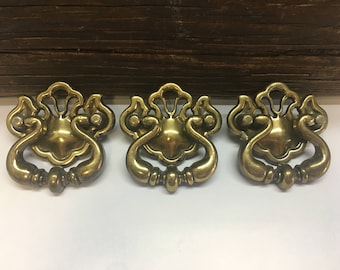 Brass drawer pulls | Etsy