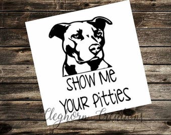 Pitbull mom sticker | Etsy