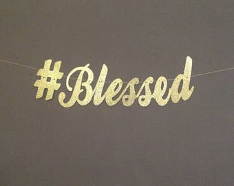Blessed banner | Etsy