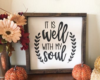 It is well sign | Etsy