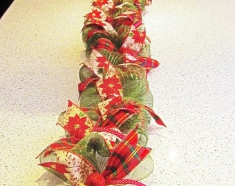 Deco mesh garland | Etsy