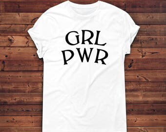 Girl power t shirt | Etsy