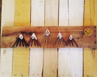Mountain string art | Etsy