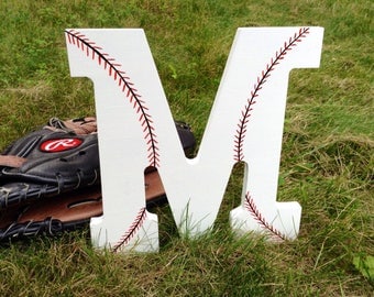Baseball letters | Etsy