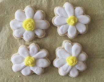 Daisy cookies | Etsy