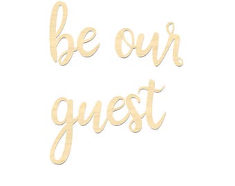 Be our guest | Etsy