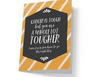 Cancer sympathy card | Etsy