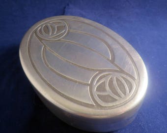 Pewter trinket box | Etsy