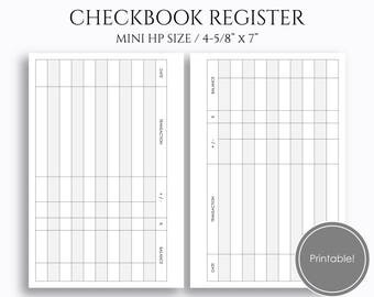 Printable Check Register How to Balance a Check Book New