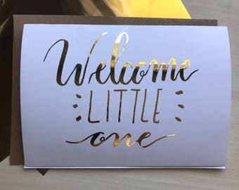 Welcome little one | Etsy