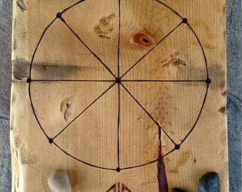 Wooden tic tac toe | Etsy