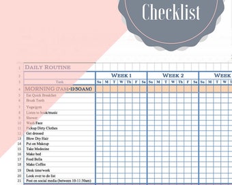 Morning routine | Etsy