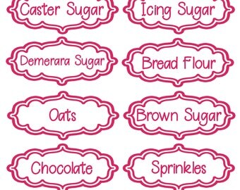 Kitchen labels | Etsy