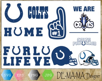 Colts svg | Etsy