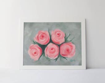 Rose art | Etsy