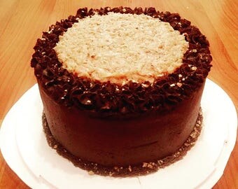 TEA CAKES PDF Felt Food Pattern German Chocolate Black