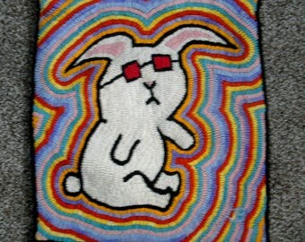 Psychedelic rug | Etsy