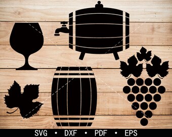 Wine svg | Etsy
