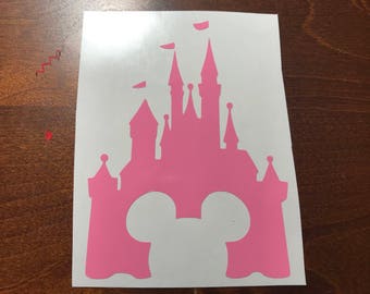 Disney Castle Vinyl Wall Decal Sticker