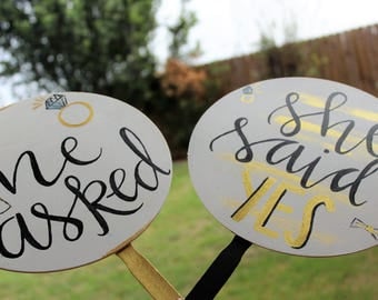 He asked she said | Etsy