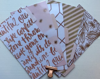 Planner dividers | Etsy