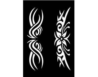 Tribal stencils | Etsy