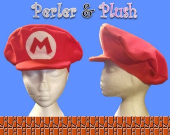 Bobby pin Princess Peach Crown or Mario Hat