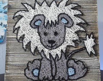 Lion string art | Etsy