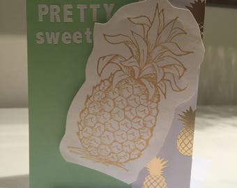 Pineapple card | Etsy