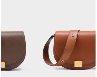 Leather saddle bag | Etsy