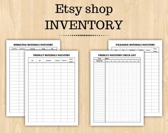 Inventory tracker | Etsy