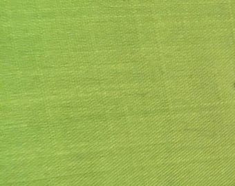Green linen fabric | Etsy