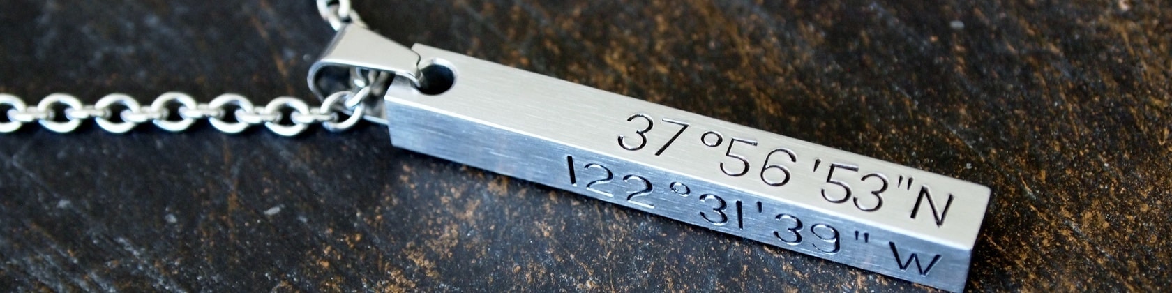 Custom hand stamped jewelry & accessories. by FleurDesignsJewelry