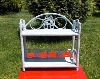 Wicker wall shelf | Etsy