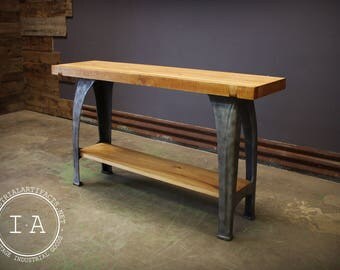 Butcher block table | Etsy