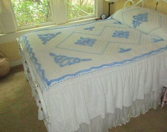 Skirted bedspread | Etsy