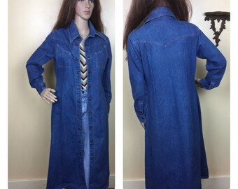 Denim duster | Etsy