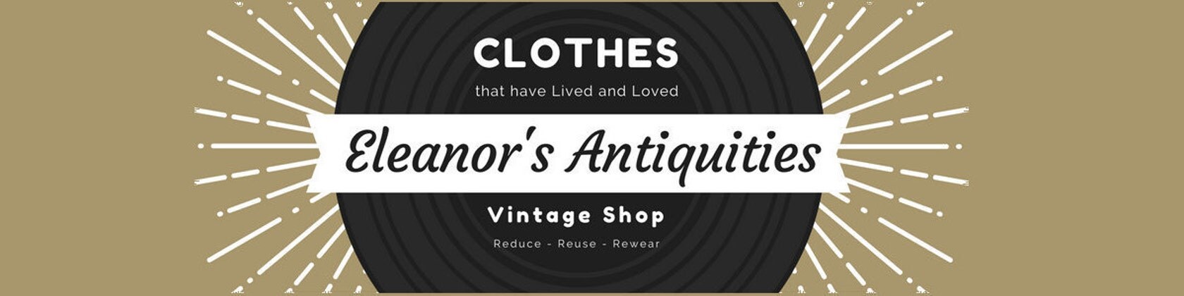 Reduce Reuse Rewear by EleanorsAntiquities on Etsy