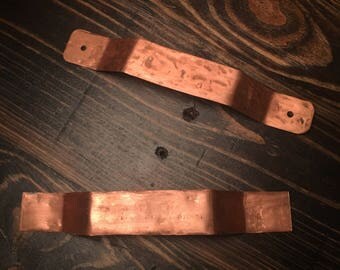 Copper drawer pull | Etsy