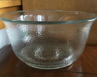Textured glass bowl | Etsy