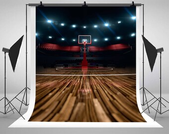 Basketball backdrop | Etsy
